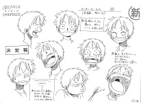 One Piece gallery - One Piece model sheet 01 (Monkey D. Luffy)