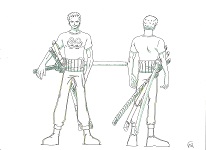 One Piece gallery - One Piece model sheet 02 (Roronoa Zoro)