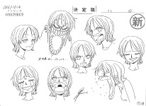 One Piece gallery - One Piece model sheet 03 (Nami)