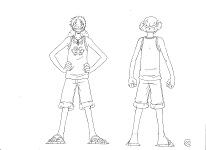 One Piece gallery - One Piece model sheet 01 (Monkey D. Luffy)