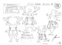 One Piece gallery - One Piece model sheet 06 (Tony Tony Chopper)