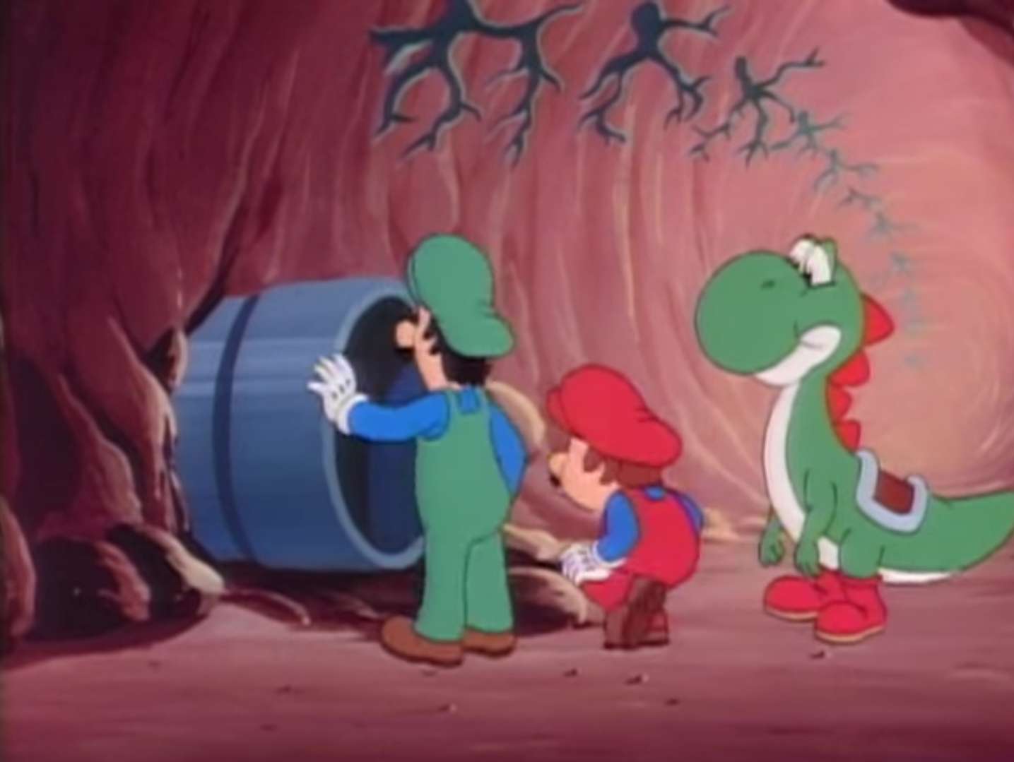 max6464646464's Cel Collection - Super Mario World - 09 - Gopher Bash