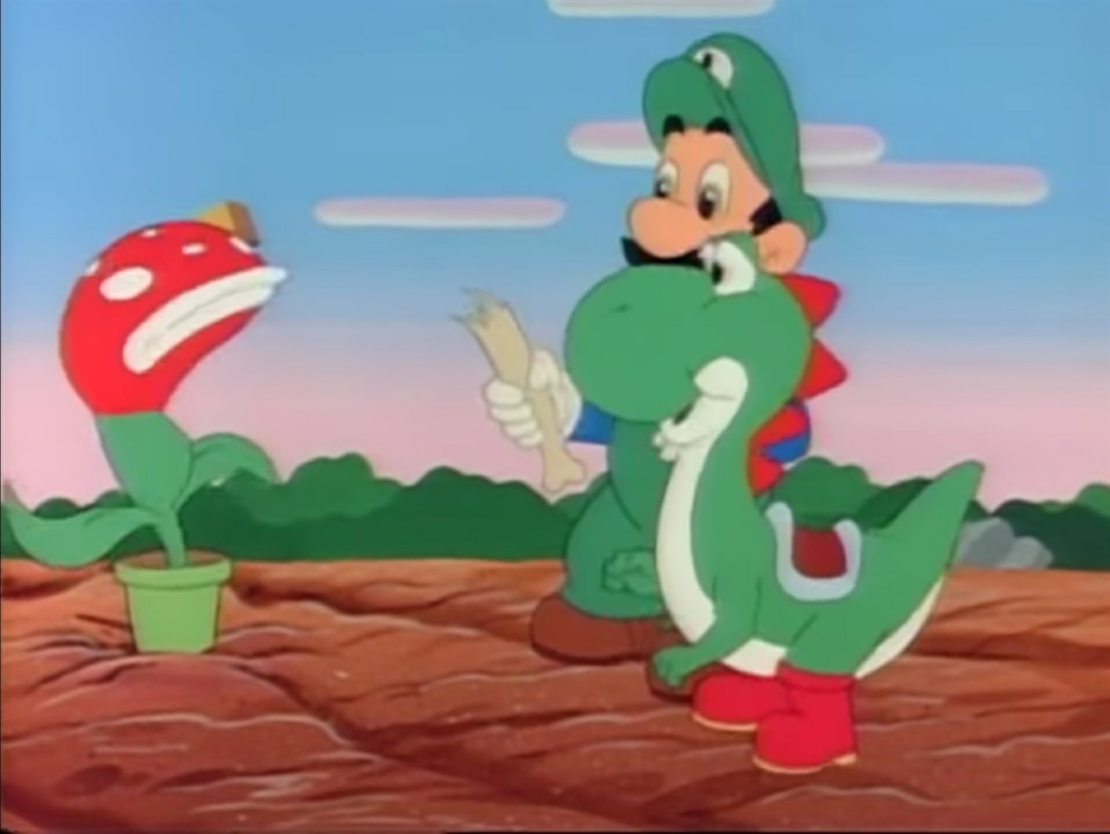 max6464646464's Cel Collection - Super Mario World - 09 - Gopher Bash