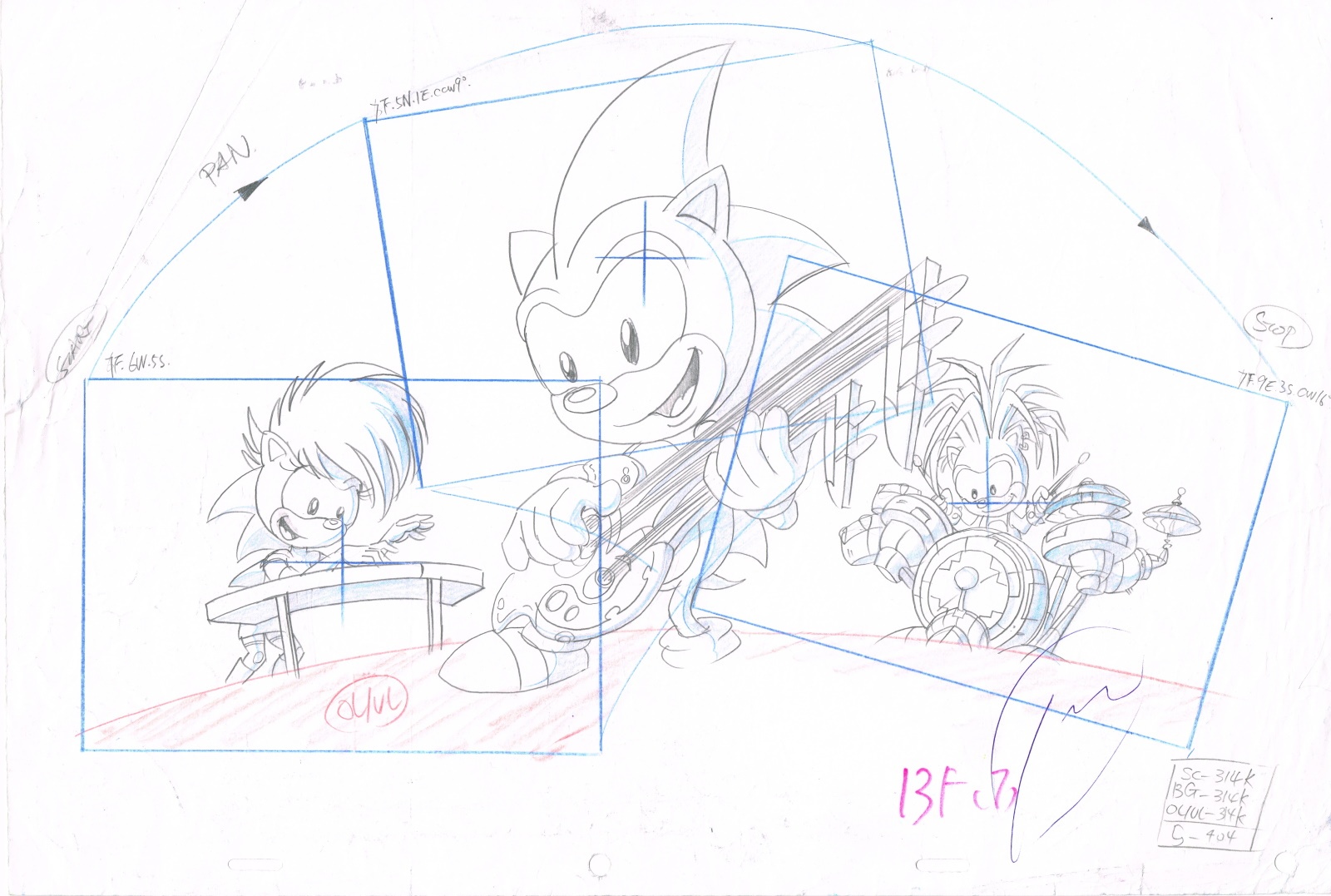 max6464646464's Cel Collection - Sonic Underground