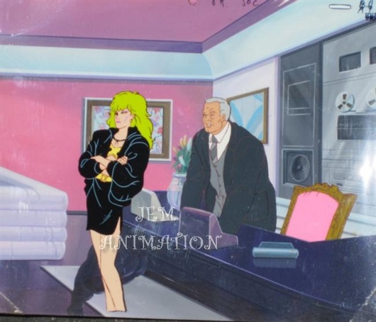 Jem Animation Cel Gallery - The Misfits