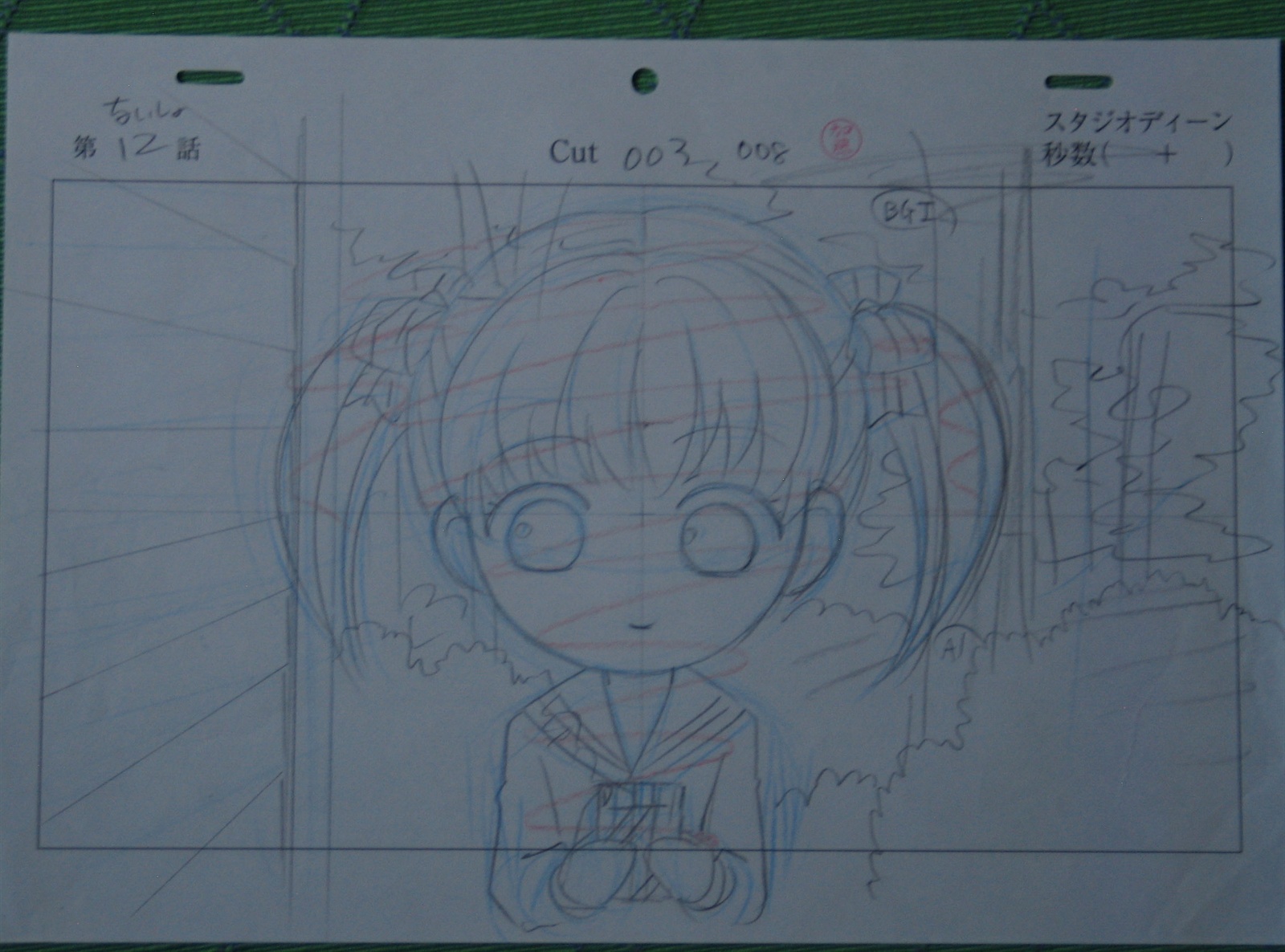 Macron's cels gallery - Maria sama ga miteru 4th season Omake layouts